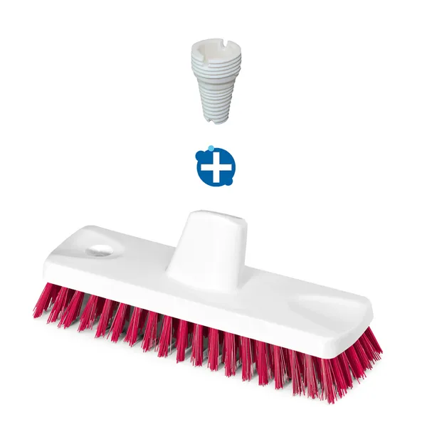 Nölle Schrubber HACCP 23 cm rot