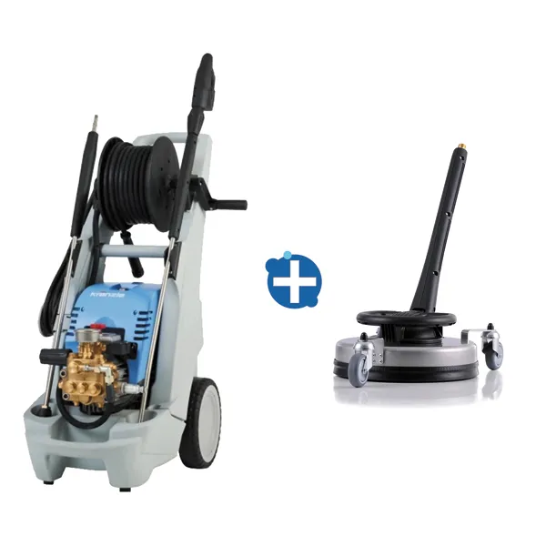 Kränzle bully 980 TST mit Round Cleaner UFO Edelstahl 350 mm