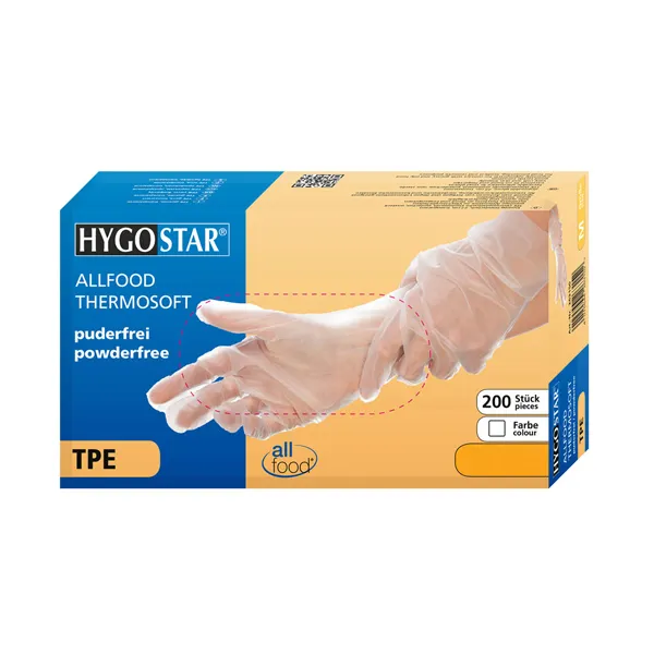 Lebensmittelhandschuhe Hygostar Allfood Thermosoft TPE XL